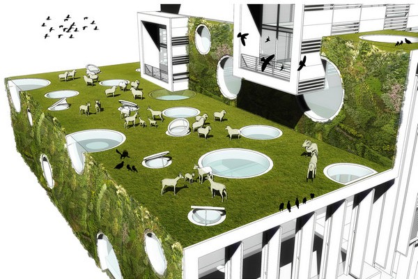 Vertical Farm Harvest Green Project | Romses Architects