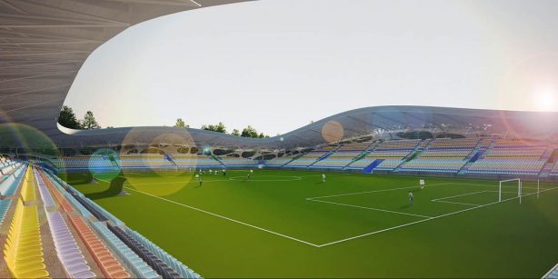 Organic Mesh Football Stadium-FC Bate Borisov | OFIS Architects