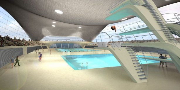 London Olympics Aquatic Center 2012 | Zaha Hadid Architects