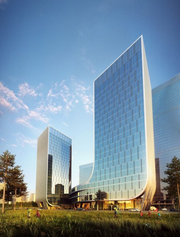 "Fangda Business Headquarters" Winning Proposal by Huasen Architects