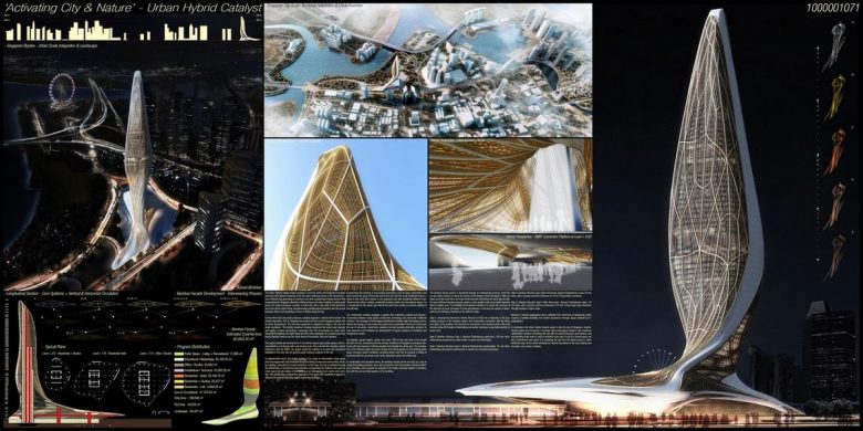 Singapore Bamboo Skyscraper Competition Winners