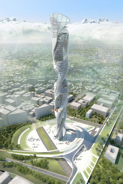 An iconic skyscraper - Taiwan Tower by HMC Architects & HOY Architects
