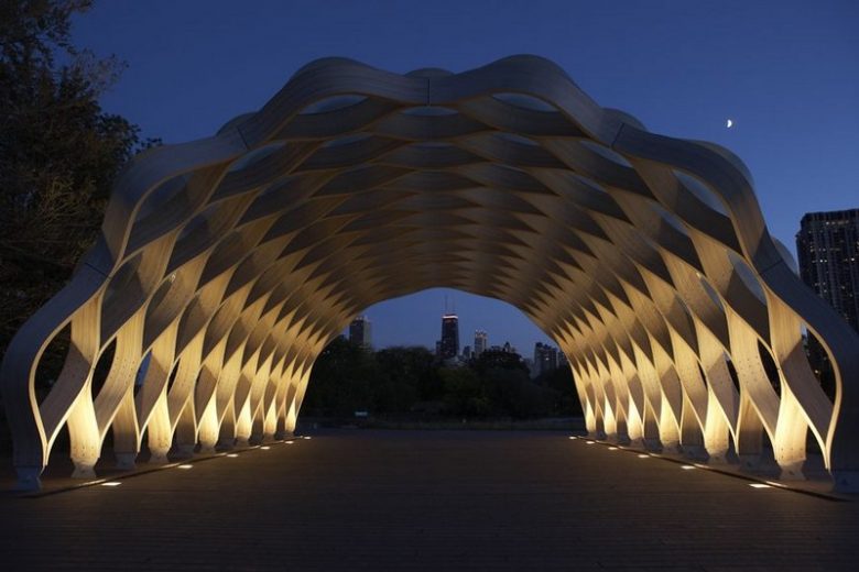 Tortoise Shell Pavilion at Lincoln Park Zoo by Studio Gang