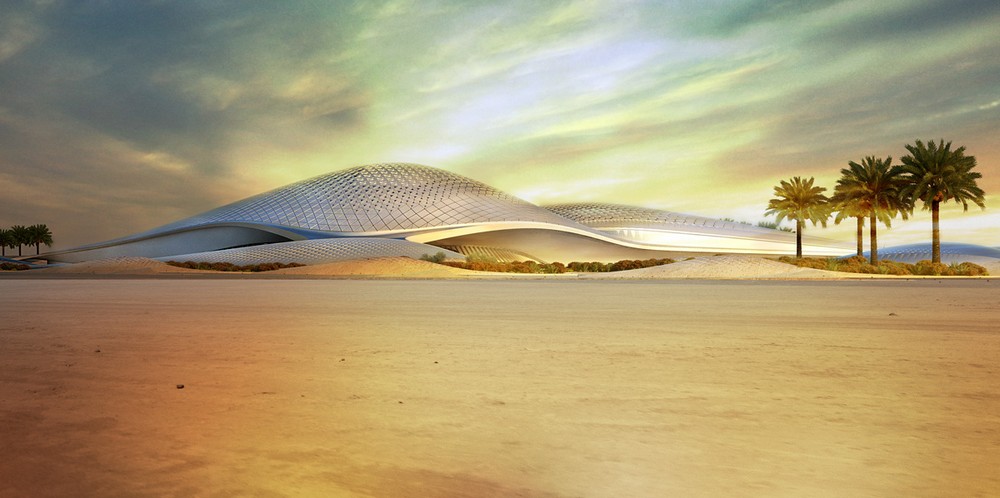 Zaha Hadid's Bee’ah Headquarters in Sharjah, UAE