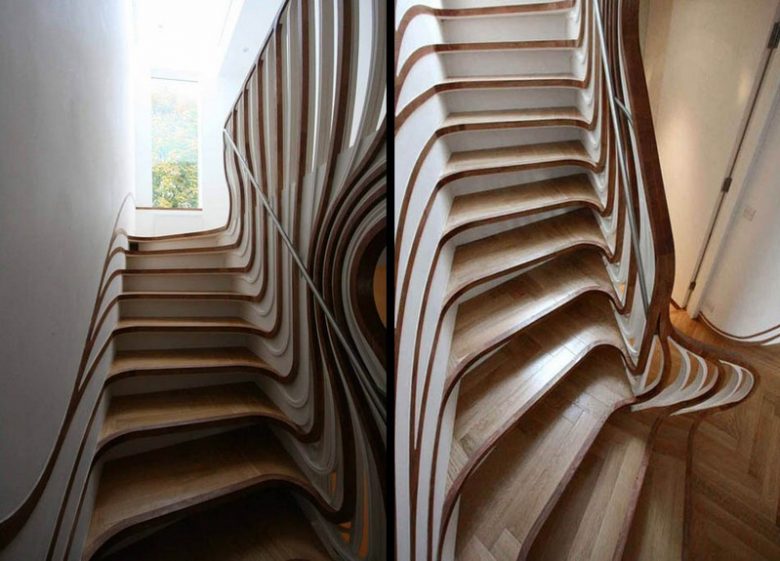 Sculptural Stair "Sensualscaping" by Atmos Studio