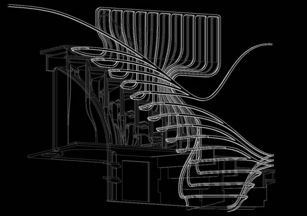 Sculptural Stair "Sensualscaping" by Atmos Studio