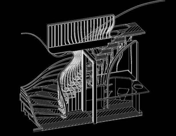 Sculptural Stair "Sensualscaping" by Atmos Studio