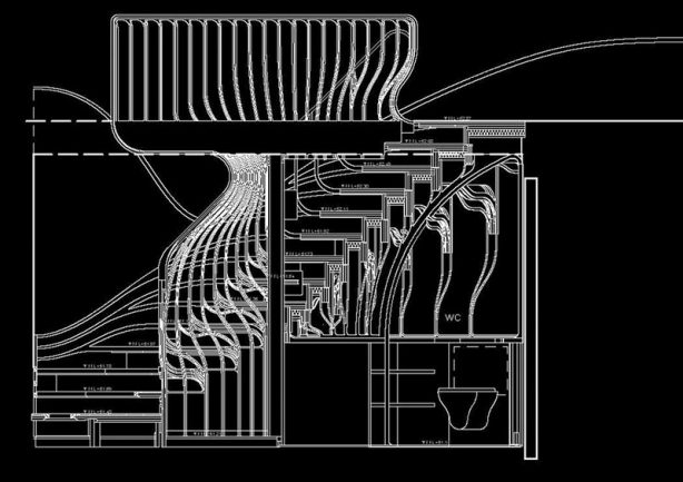 Sculptural Stair "Sensualscaping" by Atmos Studio
