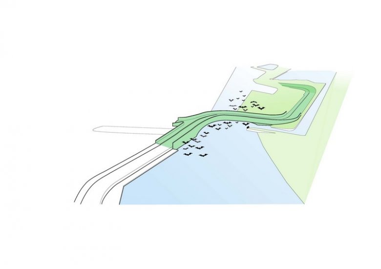 Bat Bridge - NEXT Architects: A bridge idea designed to house Bats