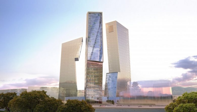 Three office towers in Rome, Italy by Studio Libeskind