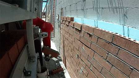 Bricklaying Robot Lays Bricks 3 Times as Fast as Human Workers