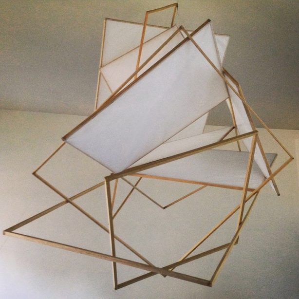 "Light-Frame" Hanging lamp by Matteo Cainer Architects