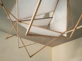 "Light-Frame" Hanging lamp by Matteo Cainer Architects