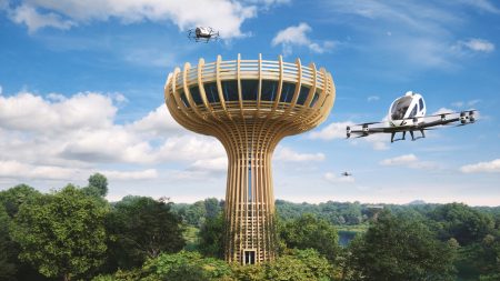 Baobab: A Tourist tower & landing platform for Passenger drone | GZDG