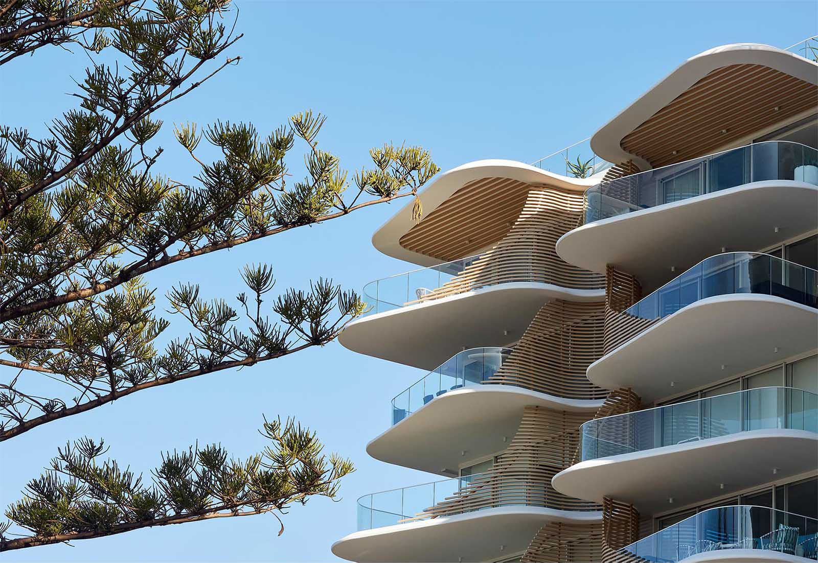 Norfolk - Sculptural Apartments Building Design Inspired By Pine Trees