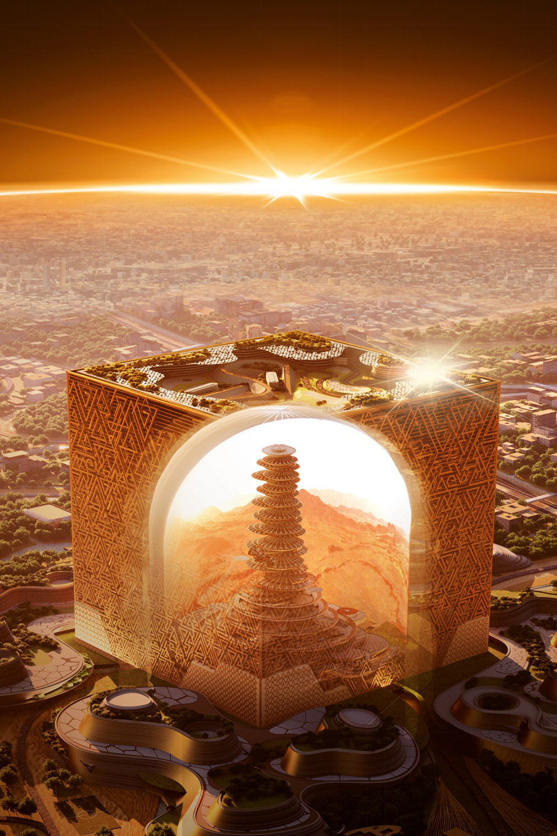 Discover Mukaab: The Massive Cuboid Skyscraper in Saudi Arabia